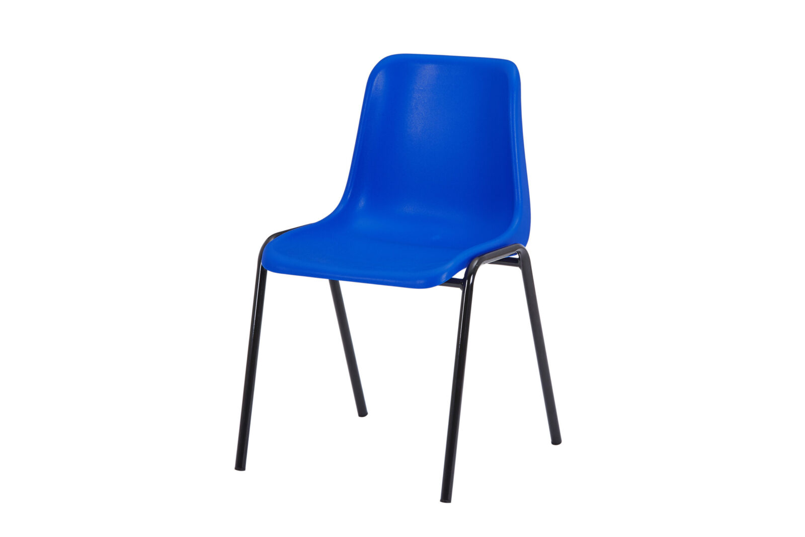 Blue Plastic Stacking Chair | Ningbo Furniture