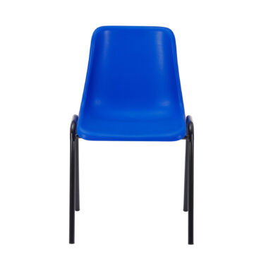 Blue Plastic Stacking Chair | Ningbo Furniture