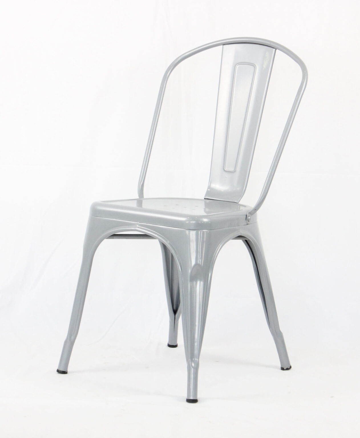 Tolix Silver Bistro Chairs | Silver Cafe Chairs | Stacking Restaurant ...